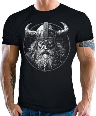 Lobo Negro T-Shirt für Wikinger Nordmann Keltic Fans: X-King