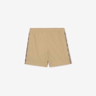 Burberry Short de bain avec Check, Size: XXXL