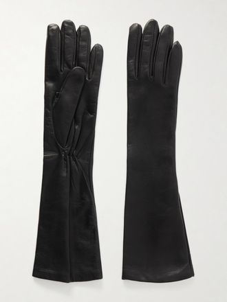 Toteme Gants En Cuir - Noir