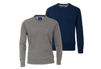 Redmond Rundhalspullover Pullover (1-tlg) hochwertige Qualit&auml;t mit Rundhals-Ausschnitt im 2er Pack