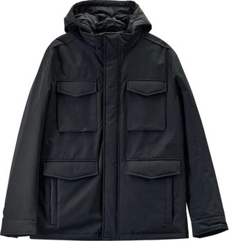 Karl Lagerfeld Homme, Vestes, Noir, Taille: XL Giaccone Tecnico