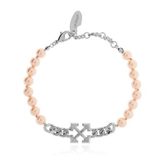 Off-white Perlenarmband mit Pfeil - - Accessories - Damen - Grau - ONE SIZE