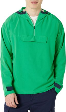 Amazon Essentials Herrenjacke, Stretch, gewebt, Colorblock-Jacke, Gr&uuml;n, Gr&ouml;&szlig;e XL