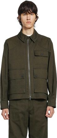 Moncler Vintage Cotton Twill Overshirt