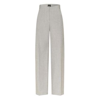 HUGO BOSS Takava Weite Hose - - Trousers - Damen - Grau - L