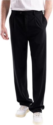 The Editor Homme, Pantalons, Noir, Taille: S Wide Pantalons