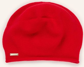 Seeberger Seeberger Cashmere-M&uuml;tze Baske rot