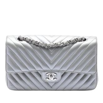 Chanel Pre-owned Double Flap Schultertasche - - Pre-owned - Damen - Grau - ONE SIZE