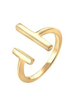 Elli Bague Femme Minimal en Argent Sterling 925