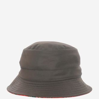 Grevi Womens Reversible Bucket Hat Green Wool