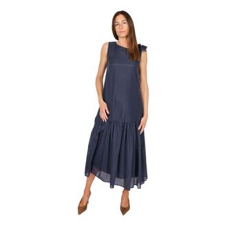 Emme Di Marella Emme DI Marella, Femme, Robes, Bleu, Taille: 38 FR Midi Robes