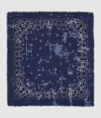 Destin Foulard Jil Quadra Navy
