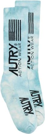 Autry Femme, Sous-v&ecirc;tements, Bleu, Taille: ONE Size Chaussettes Action Wear avec motif drapeau et tie-dye
