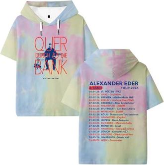Generic Alexander Eder Quer durch die Bank Tour 2026 Merch T-shirt &agrave; capuche tendance &agrave; manches courtes, 03, XXS