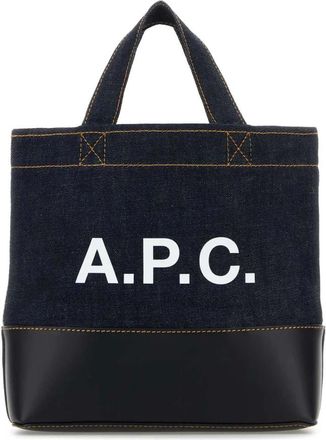 A.P.C. A.p.c., Homme, Sacs, Bleu, Taille: ONE Size Axel Mini Tote Bag
