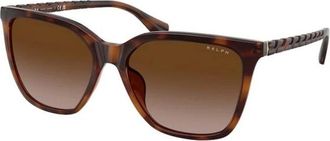 Ralph Lauren Femme, Accessoires, Brun, Taille: 56 MM Square Lunettes de soleil