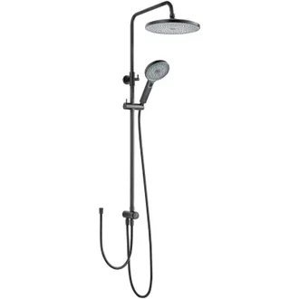 Sch&ouml;ner Wohnen Kollektion Duschsystem biella, Duschstange mit Regendusche, Mattschwarz - Sch&ouml;ner Wohnen-kollektion