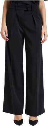 Patrizia Pepe Femme, Pantalons, Noir, Taille: 38 FR Pantalon Palazzo