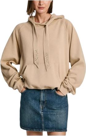 Pepe Jeans London Falista Hoodie - - Sweatshirts & Hoodies - Damen - Beige - M