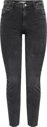 Jacqueline de Yong JdY Damen Jdyfina Mw Skinny Ankle JNS Dark Grey, Dark Grey Denim, M / 34L EU