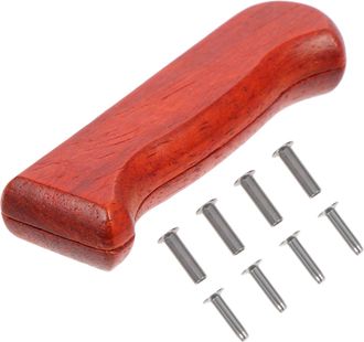 Cabilock Holzgriff Cutter Ersatzgriff Aus Naturholz Poliert Rutschfest F&uuml;r K&uuml;chenmesser K&uuml;chenzubeh&ouml;r Handgriff K&uuml;chenmessergriff