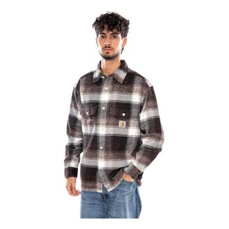 Carhartt Work in Progress Chemise L/S Esterson - Homme - Chemises - Brun - Taille: M