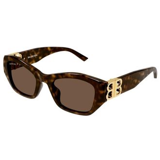Balenciaga Dynasty Korean Fit Cat-Eye Sonnenbrille - - Accessories - Damen - Braun - 53 MM