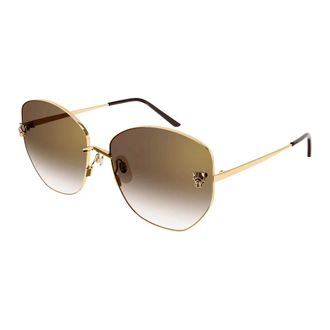 Cartier Panth&egrave;re Sonnenbrille - - Accessories - Damen - Gelb - 62 MM