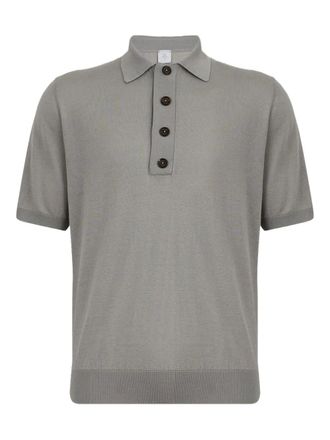 Eleventy Kurzärmeliges Poloshirt - Grau