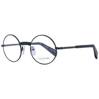 Yohji Yamamoto Homme, Accessoires, Noir, Taille: ONE Size Montures Optiques Noires Style Panto