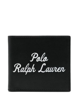 Polo Ralph Lauren portefeuille &agrave; logo emboss&eacute; - Noir