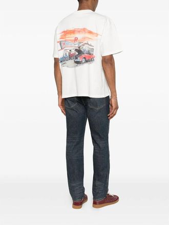 Represent Graphic Print Cotton T-Shirt - White