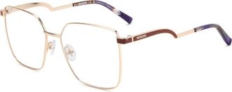 Missoni Femme, Accessoires, Jaune, Taille: 55 MM MIS 0276 Optical Frame
