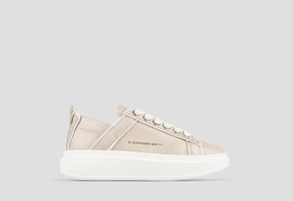 Alexander Smith Wembley Woman Deconstructed in cream tumbled leather