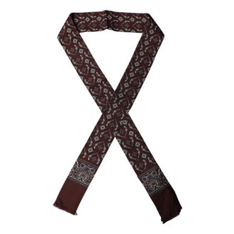 Dolce & Gabbana Skinny Foulard Schal - - Accessories - Damen - Rot - ONE SIZE