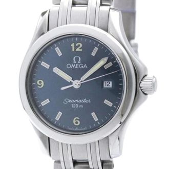 Omega Pre-owned Seamaster 2581.83 Montre-bracelet - Femme - Pre-owned - Bleu - Taille: ONE Size