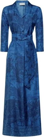 Pierre-Louis Mascia Femme, Robes, Bleu, Taille: 36 FR Aloegum Shirt Dress