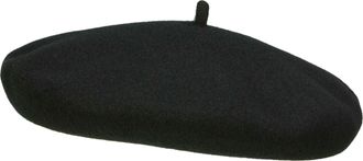 Elosegui Baskenmütze 11 Kleiner Teller Merino wasserdicht Schweißband aus Leder - Schwarz (3) - 55 cm