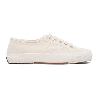 Superga Beige Leinwand Sneakers Moderner Komfort - - Shoes - Damen - Beige - 35 EU