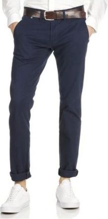 Tommy Hilfiger Homme, Pantalons, Bleu, Taille: W38 Chino Slim
