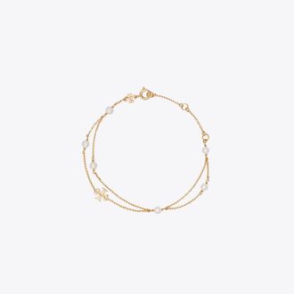 Tory Burch Mehrreihiges Moondance Perlenarmband