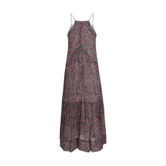 Isabel Marant Womens Purple Cotton Casual Dress