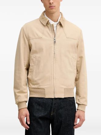 Benetton veste &agrave; col en velours c&ocirc;tel&eacute; - Tons neutres