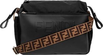 Fendi Wickeltasche mit Logo - - Bags - unisex - Schwarzk - ONE SIZE