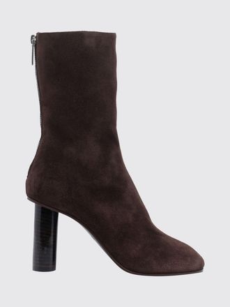 PARIS TEXAS Bottes hautes Alice en cuir su&eacute;d&eacute; avec talon cylindrique