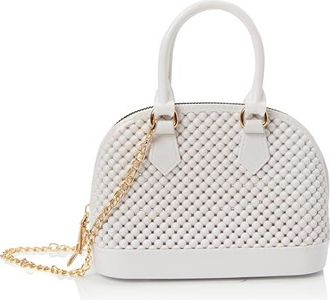 Felipa Sac à Main pour Femme en Forme de Coquillage, Pochette, Blanc, Einheitsgröße