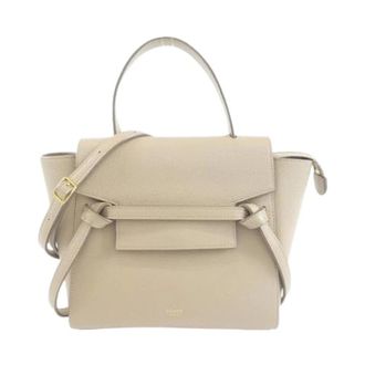 Celine Pre-owned Sac Ceinture Nano en Cuir - Femme - Pre-owned - Beige - Taille: ONE Size