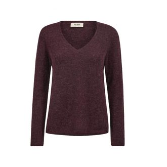 Mos Mosh MOS Mosh, Femme, Pulls, Brun, Taille: 38 FR Maille col en V