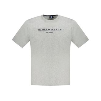 North Sails Cotton T-Shirt - - Tops - Herren - Grau - L