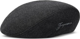 Jacquemus Femme, Accessoires, Gris, Taille: 58 CM Virgin Wool Hat